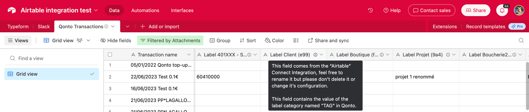How does the Qonto x Airtable integration work? – Help Center